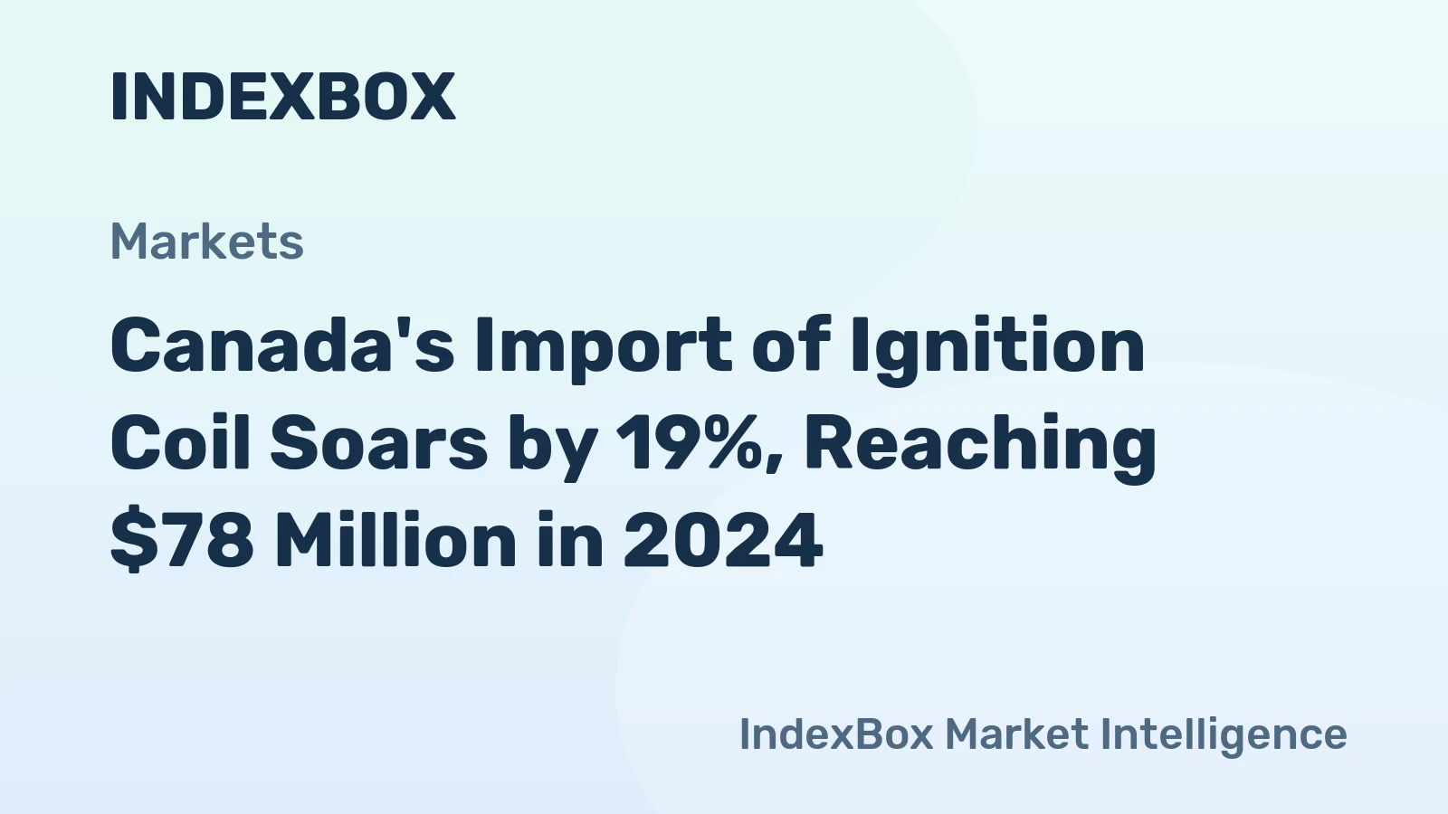Canada's Import of Ignition Coil Soars by 19%, Reaching $78 Million in 2024