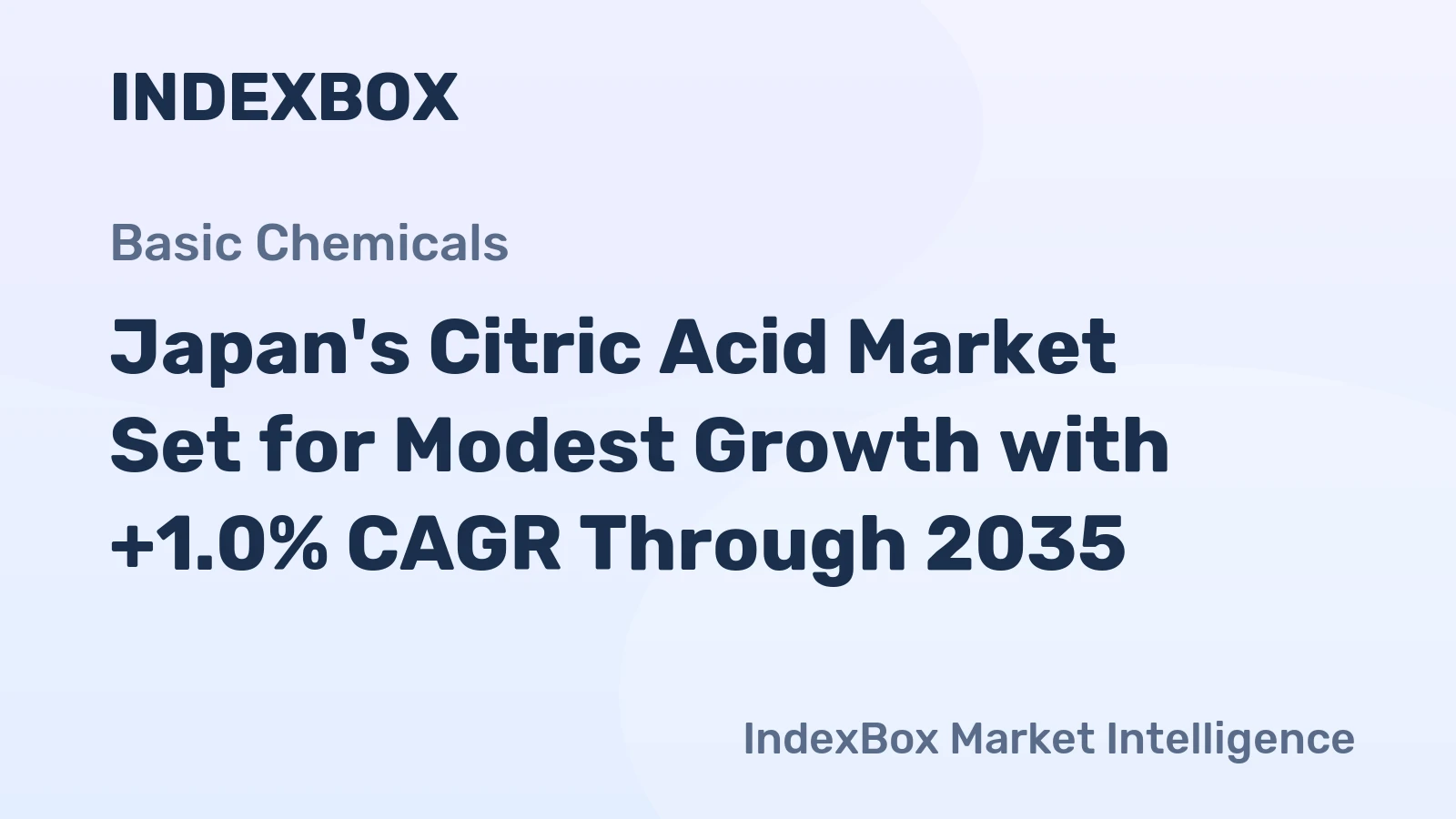 Japan's Citric Acid Market Set for Modest Growth with +1.0% CAGR Through 2035