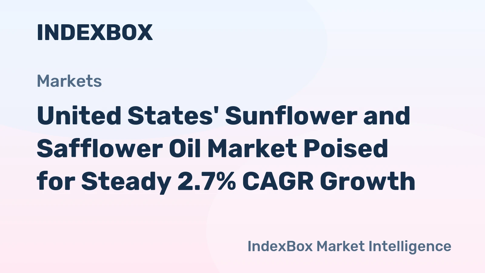 United States' Sunflower and Safflower Oil Market Poised for Steady 2.7% CAGR Growth