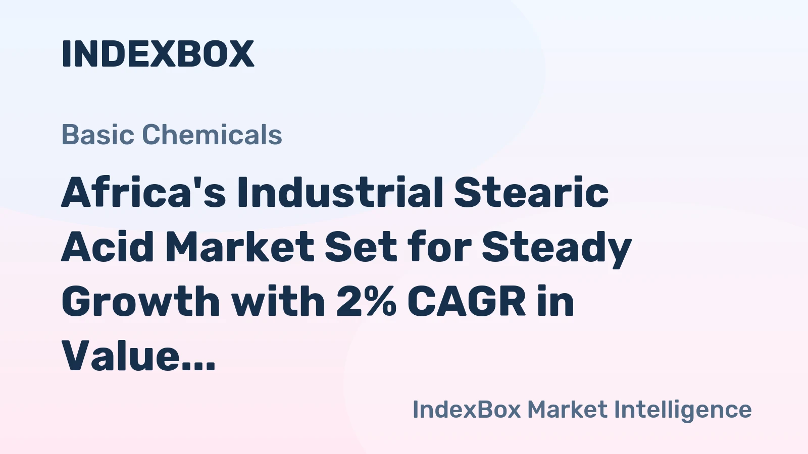 Africa's Industrial Stearic Acid Market Set for Steady Growth with 2% CAGR in Value Through 2035
