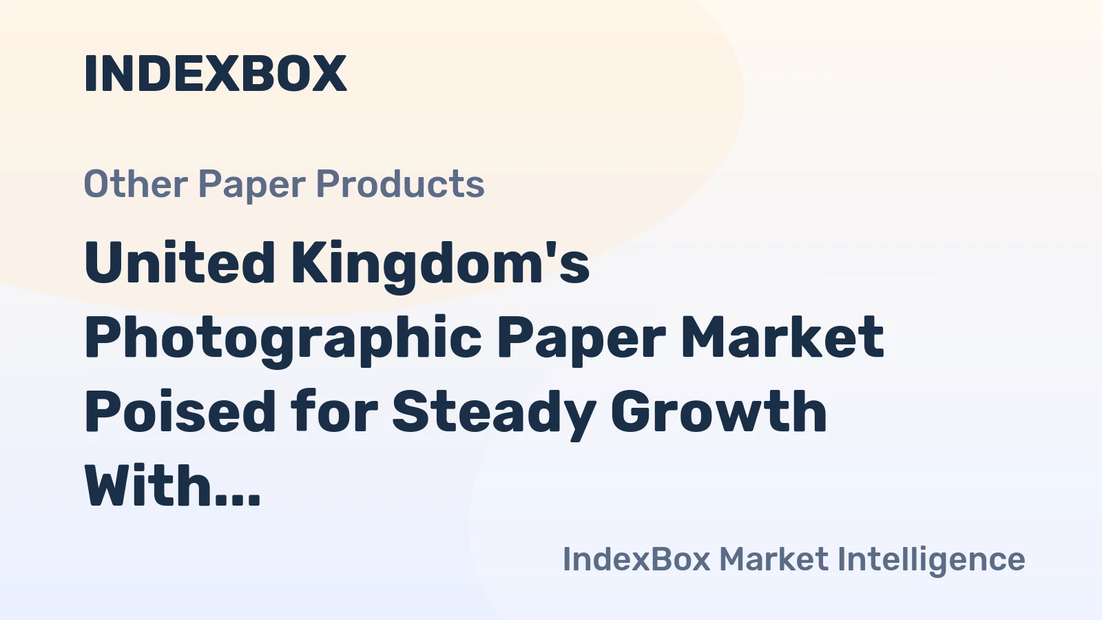United Kingdom's Photographic Paper Market Poised for Steady Growth With 1.9% CAGR Through 2035