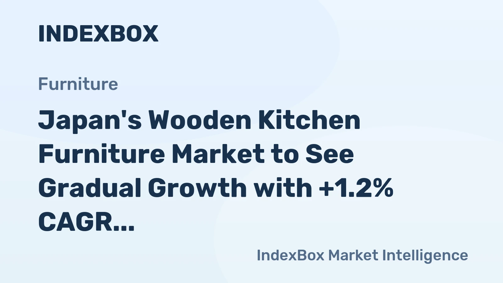 Japan's Wooden Kitchen Furniture Market to See Gradual Growth with +1.2% CAGR over the Next Decade