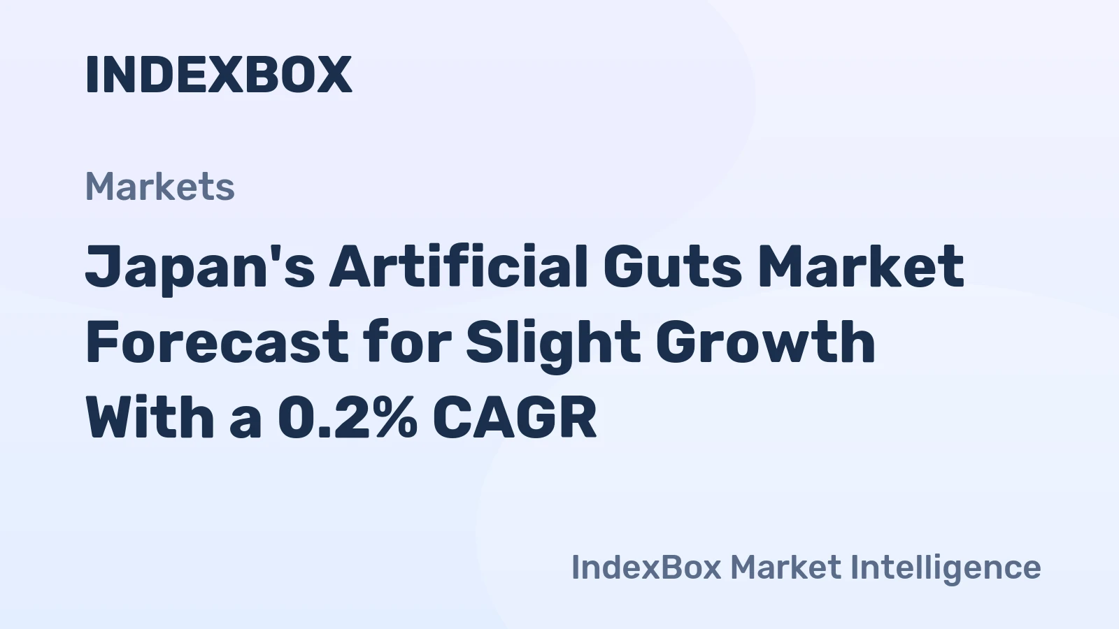 Japan's Artificial Guts Market Forecast for Slight Growth With a 0.2% CAGR