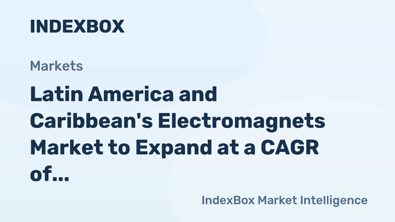 Latin America and Caribbean's Electromagnets Market to Expand at a CAGR of +0.6% from 2024 to 2035, Reaching 26K Tons
