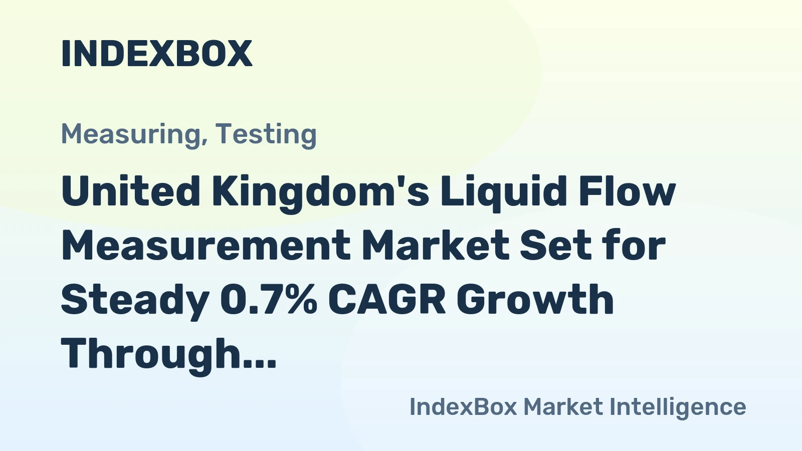 United Kingdom's Liquid Flow Measurement Market Set for Steady 0.7% CAGR Growth Through 2035