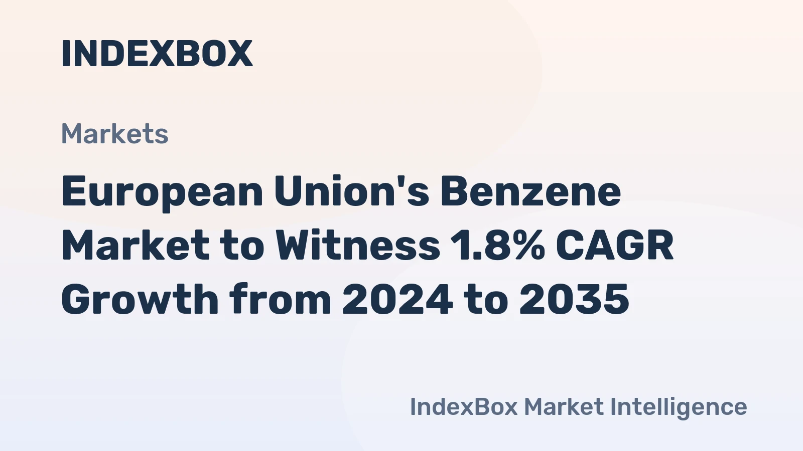 European Union's Benzene Market to Witness 1.8% CAGR Growth from 2024 to 2035