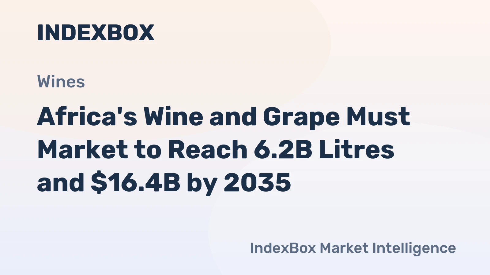 Africa's Wine and Grape Must Market to Reach 6.2B Litres and $16.4B by 2035