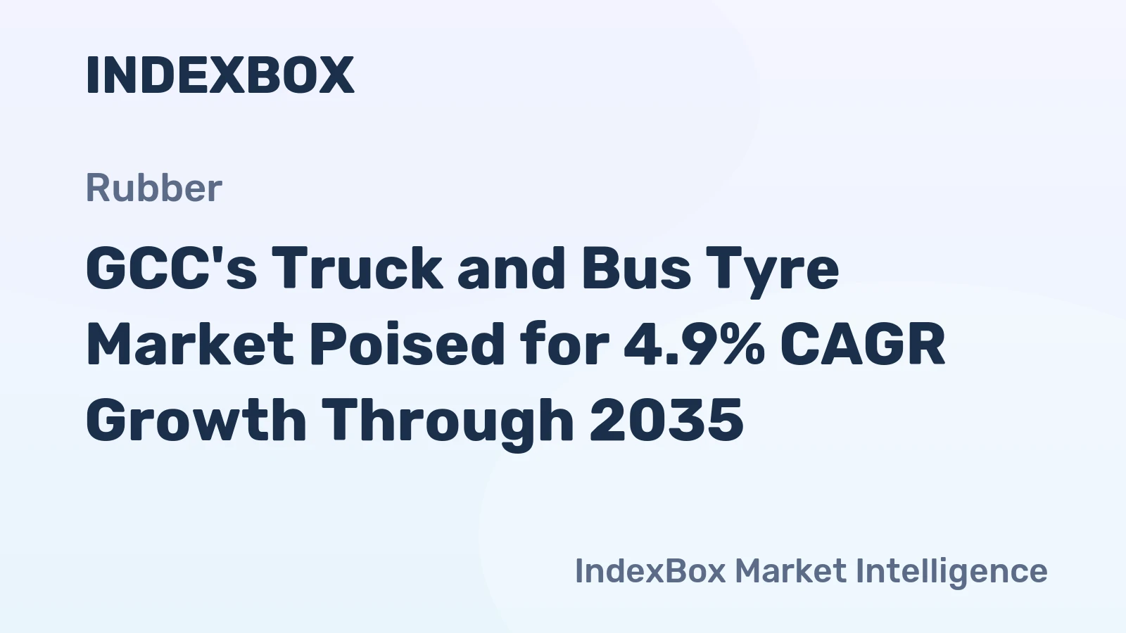 GCC's Truck and Bus Tyre Market Poised for 4.9% CAGR Growth Through 2035
