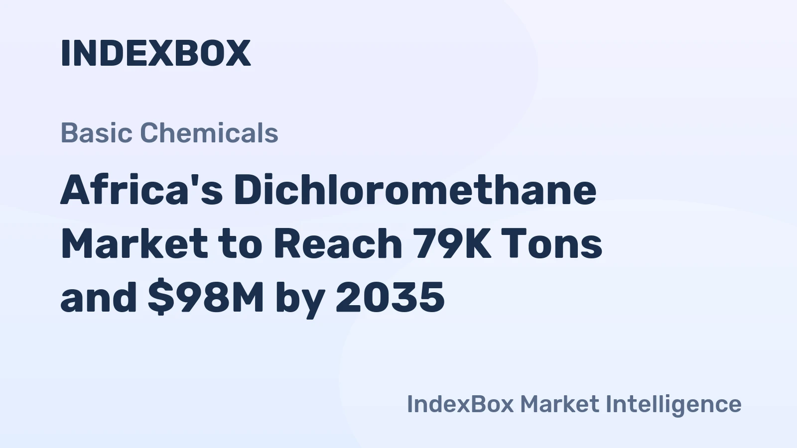 Africa's Dichloromethane Market to Reach 79K Tons and $98M by 2035