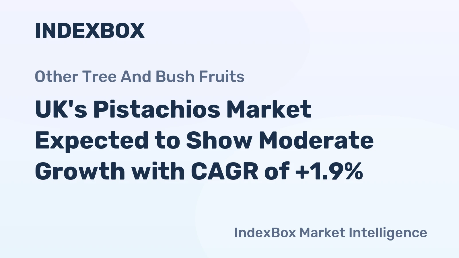 UK's Pistachios Market Expected to Show Moderate Growth with CAGR of +1.9%
