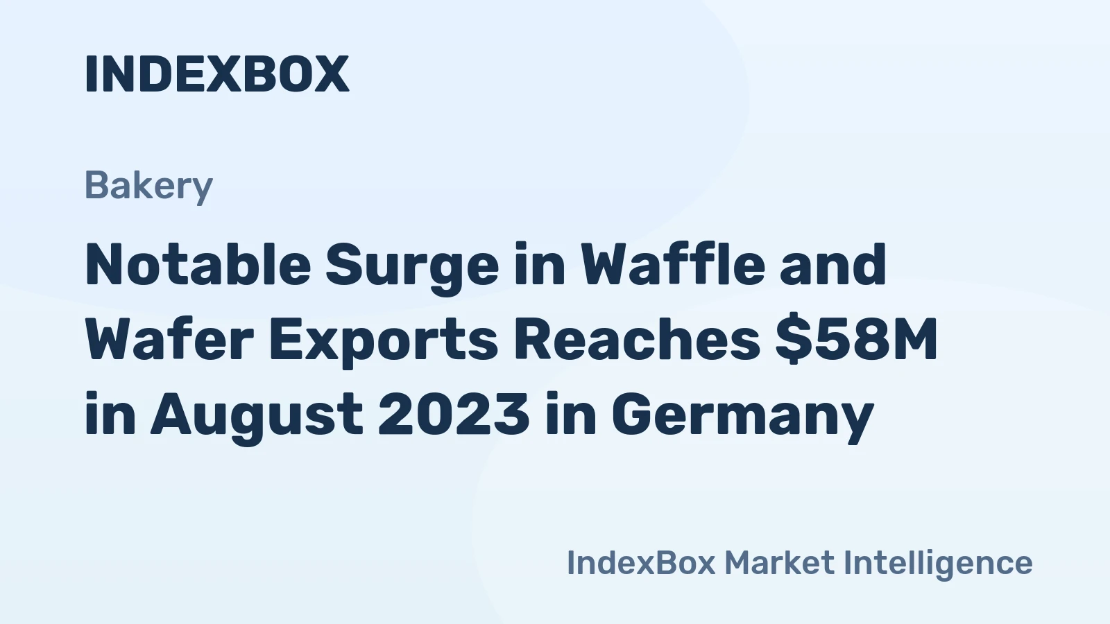 Notable Surge in Waffle and Wafer Exports Reaches $58M in August 2023 in Germany