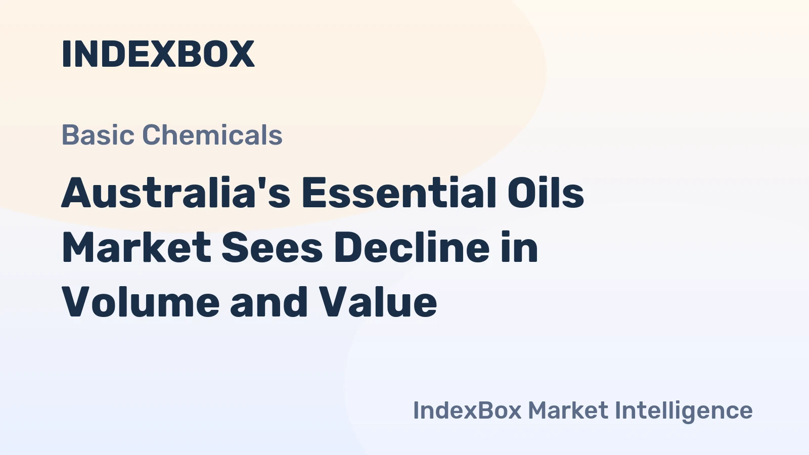 Australia's Essential Oils Market Sees Decline in Volume and Value
