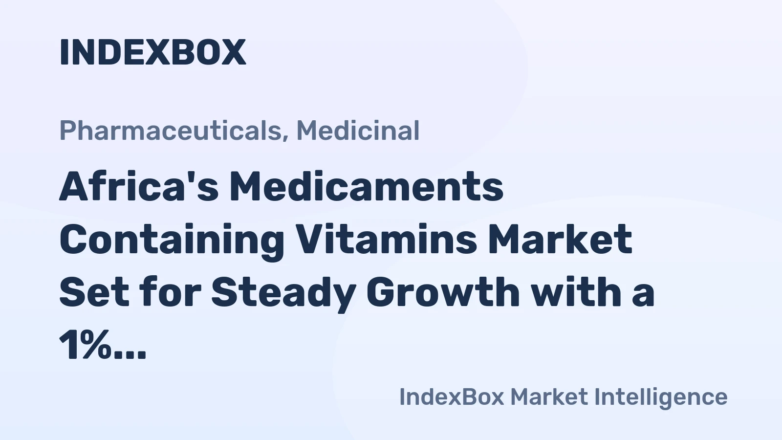 Africa's Medicaments Containing Vitamins Market Set for Steady Growth with a 1% CAGR in Value Through 2035