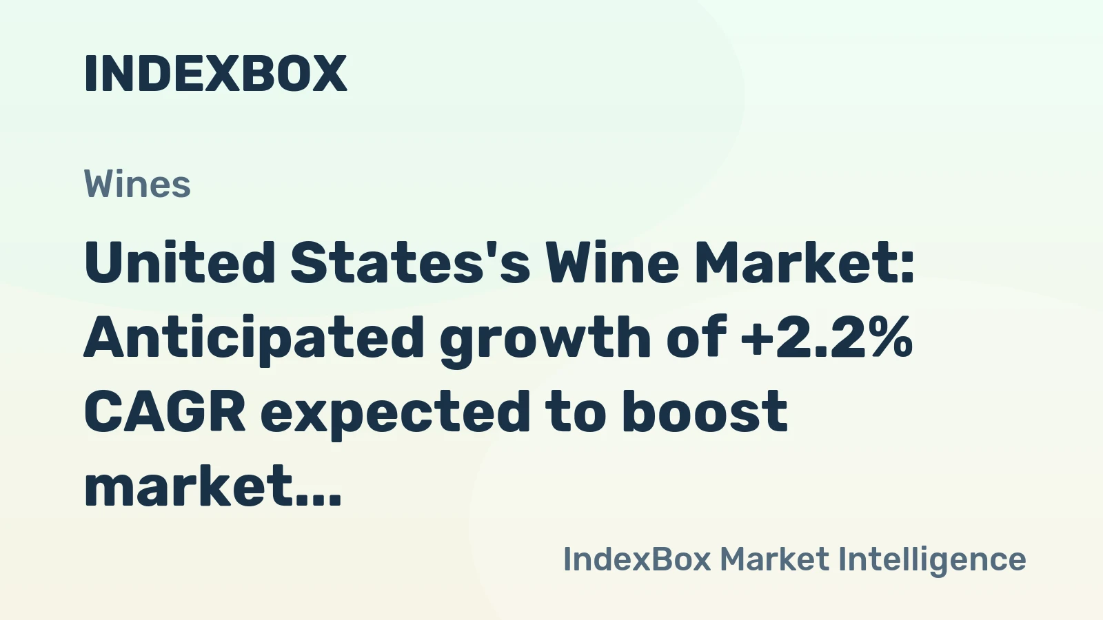 United States's Wine Market: Anticipated growth of +2.2% CAGR expected to boost market volume to 4.1B litres by 2035