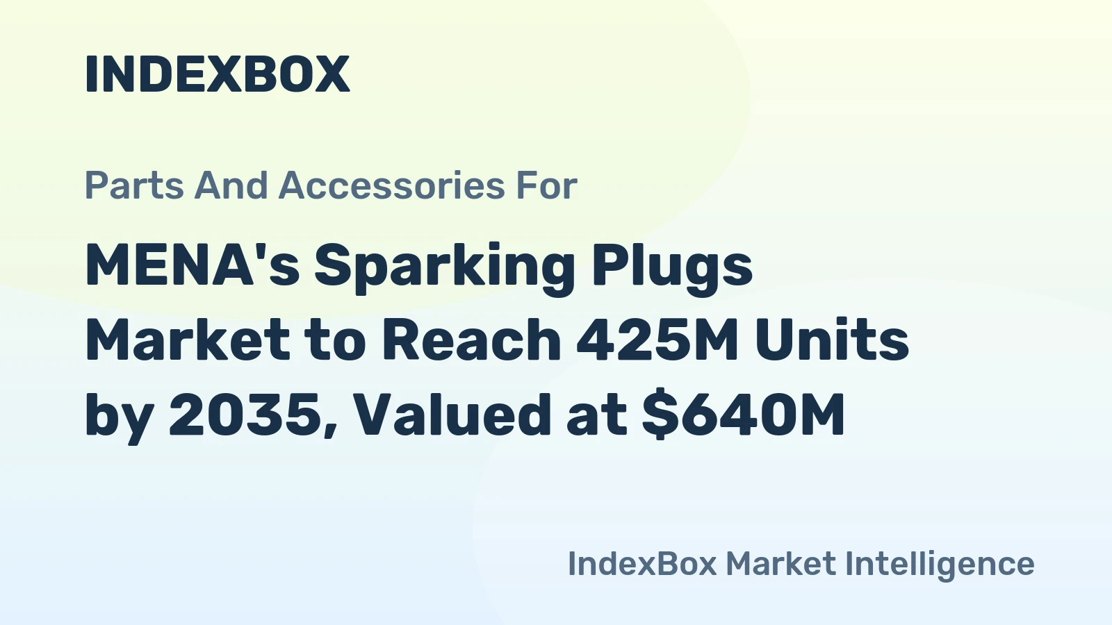 MENA's Sparking Plugs Market to Reach 425M Units by 2035, Valued at $640M