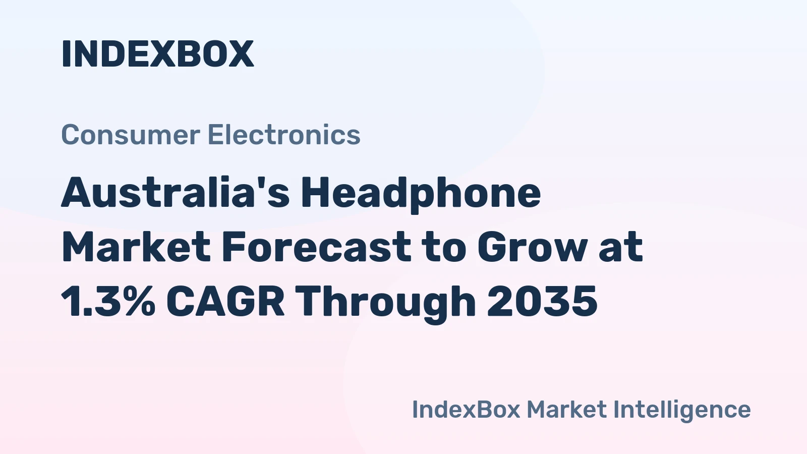 Australia's Headphone Market Forecast to Grow at 1.3% CAGR Through 2035