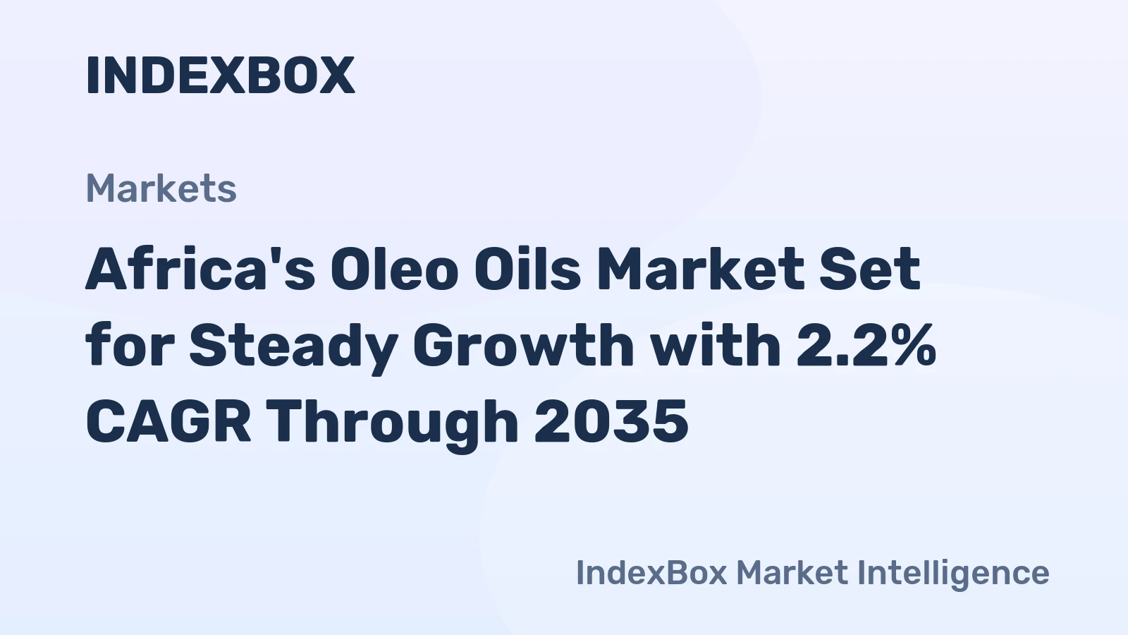 Africa's Oleo Oils Market Set for Steady Growth with 2.2% CAGR Through 2035