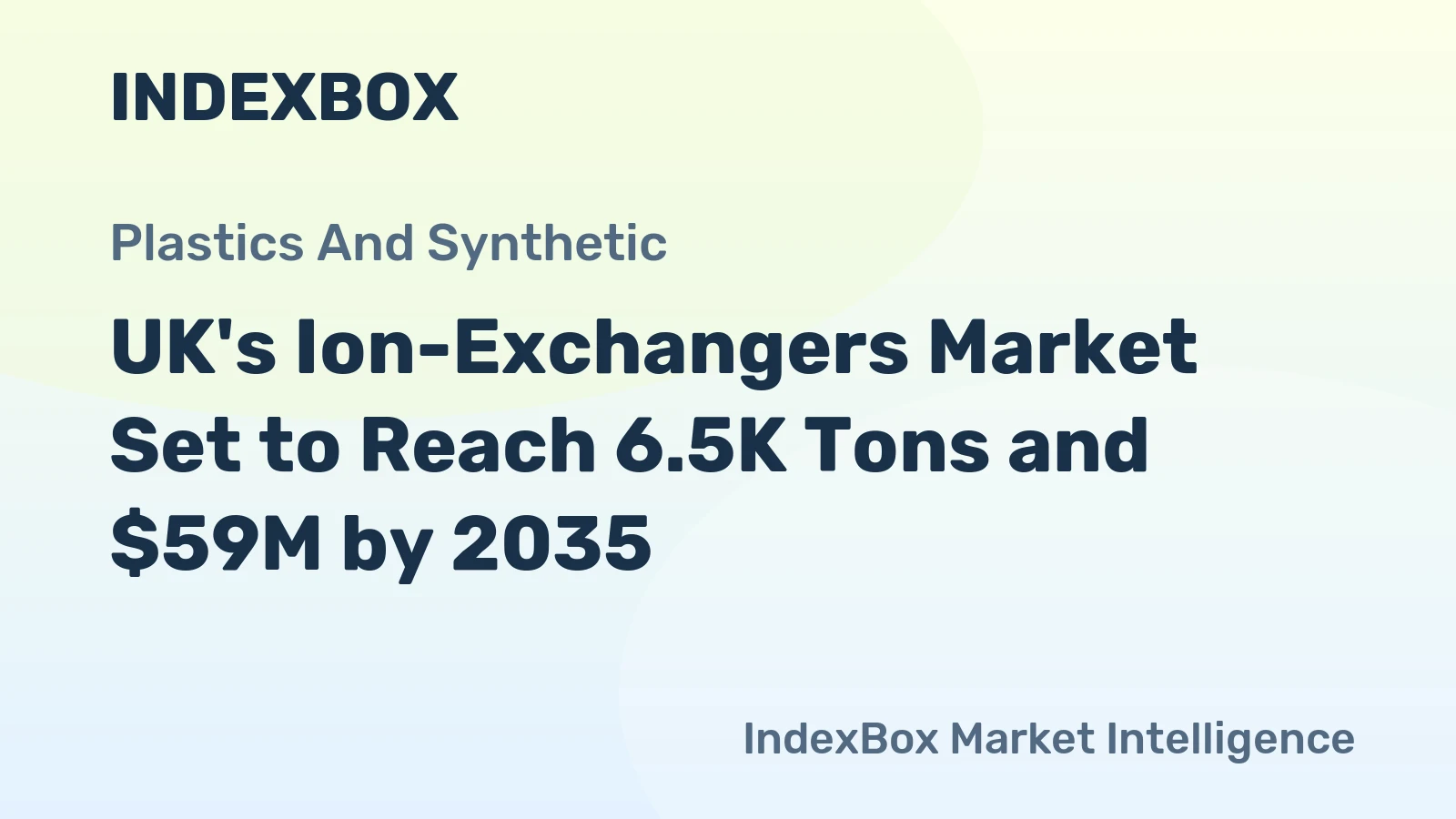 UK's Ion-Exchangers Market Set to Reach 6.5K Tons and $59M by 2035