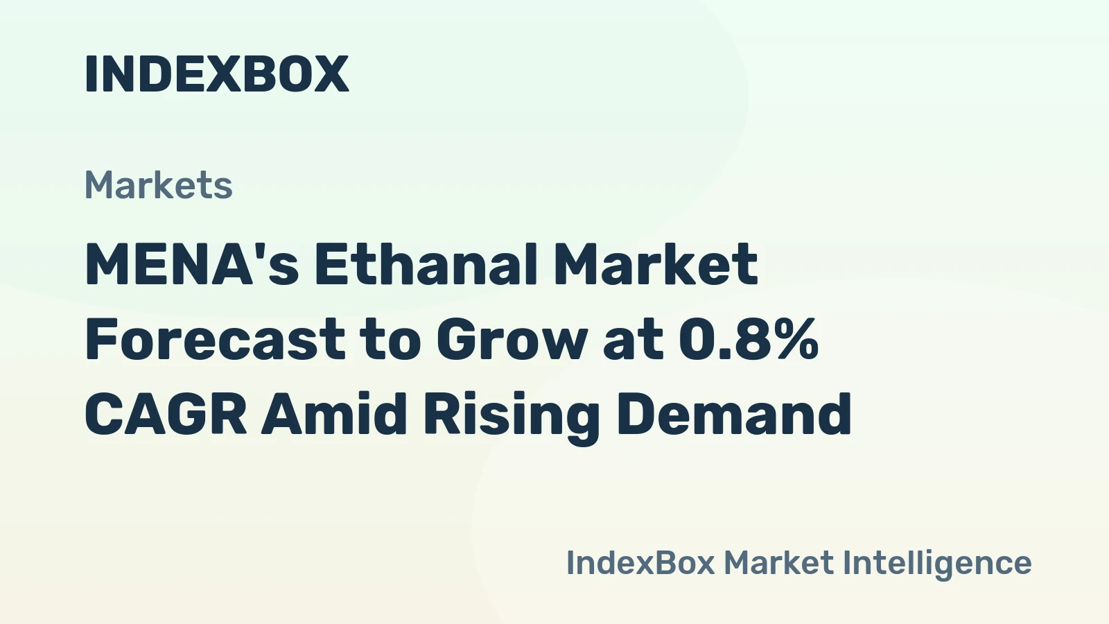 MENA's Ethanal Market Forecast to Grow at 0.8% CAGR Amid Rising Demand