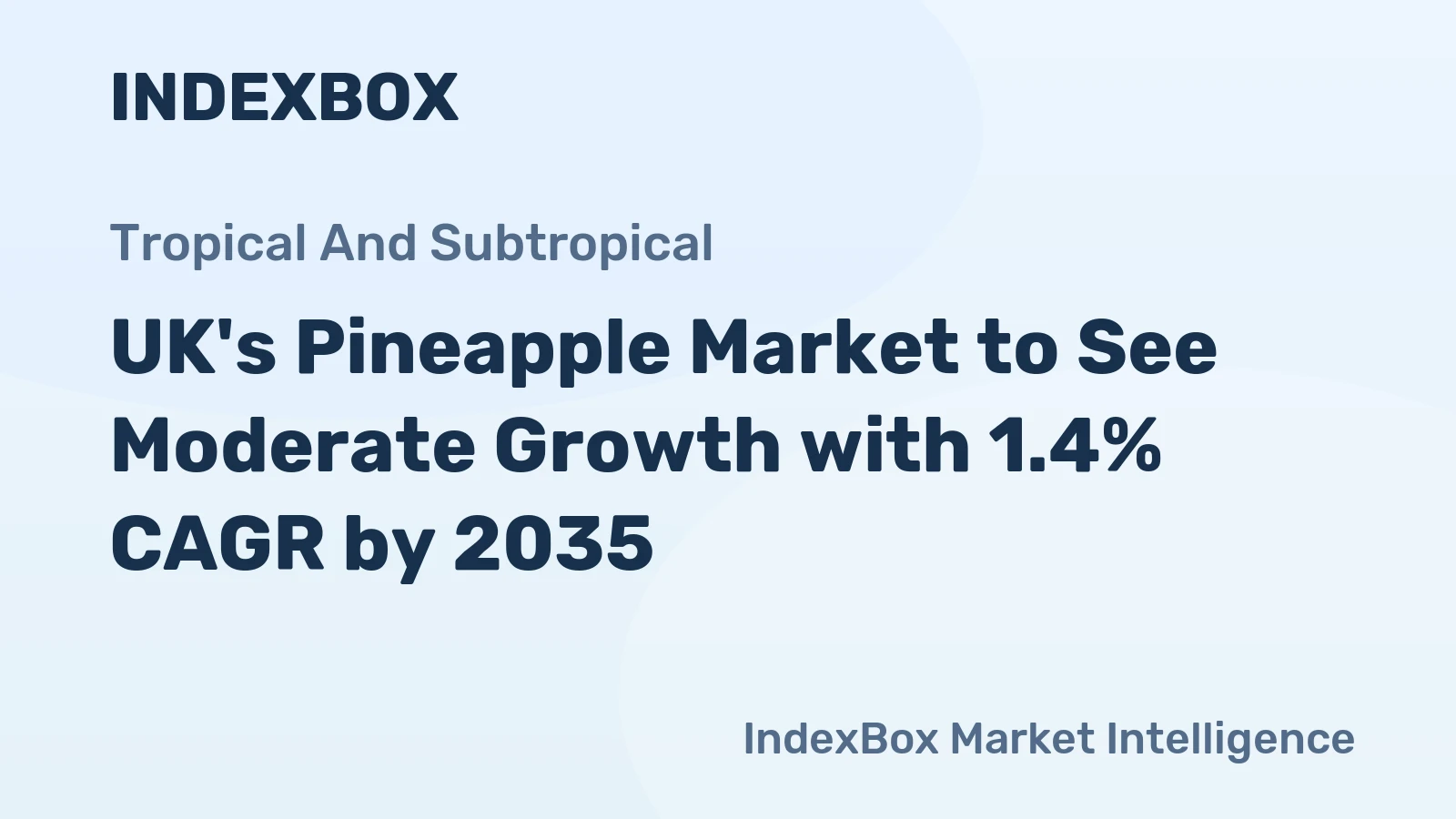 UK's Pineapple Market to See Moderate Growth with 1.4% CAGR by 2035
