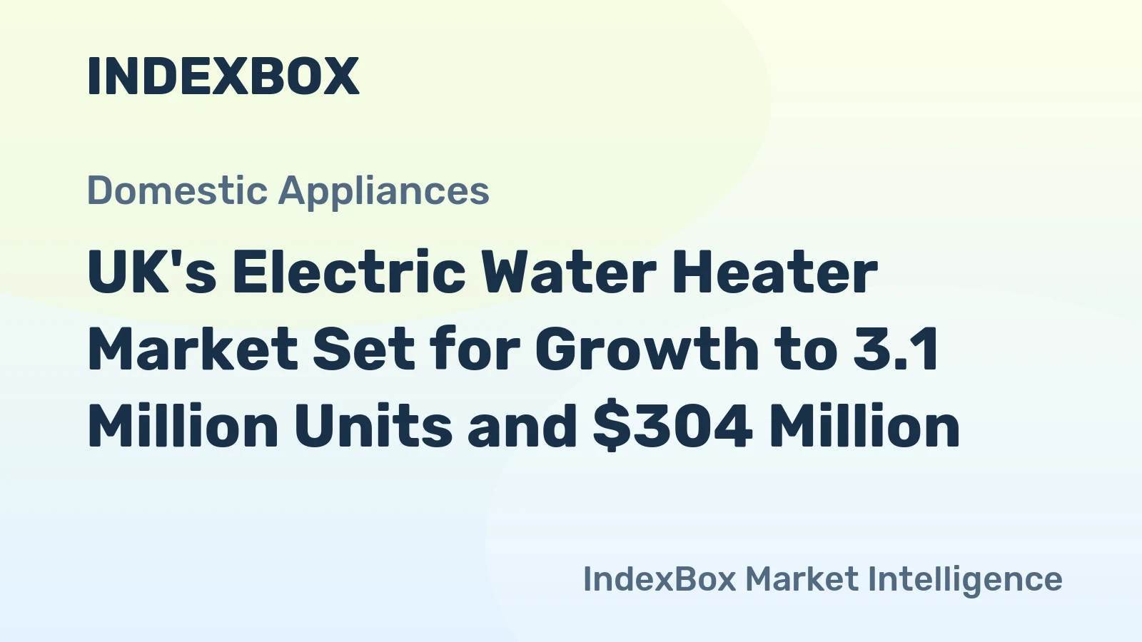 UK's Electric Water Heater Market Set for Growth to 3.1 Million Units and $304 Million