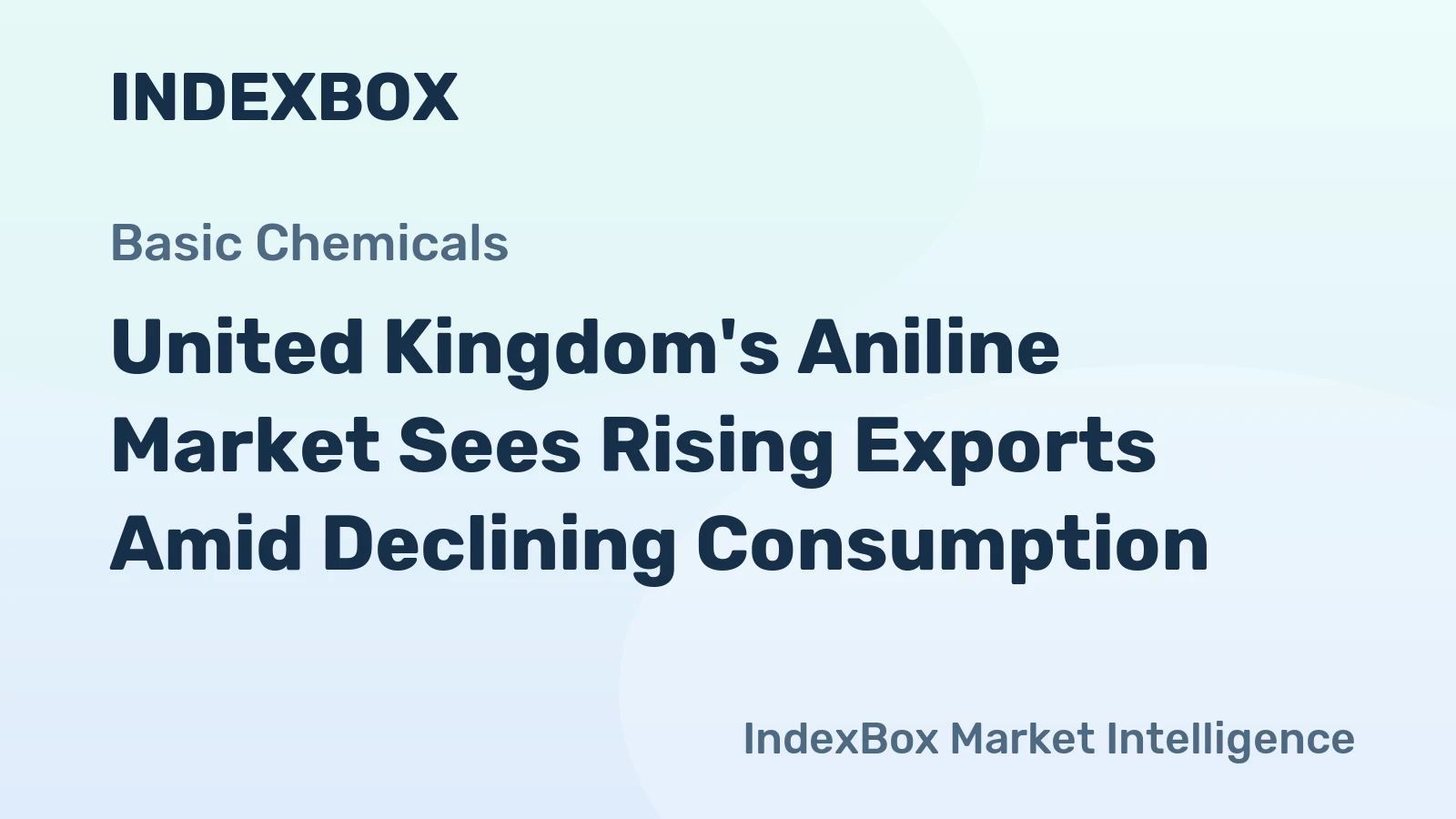 United Kingdom's Aniline Market Sees Rising Exports Amid Declining Consumption