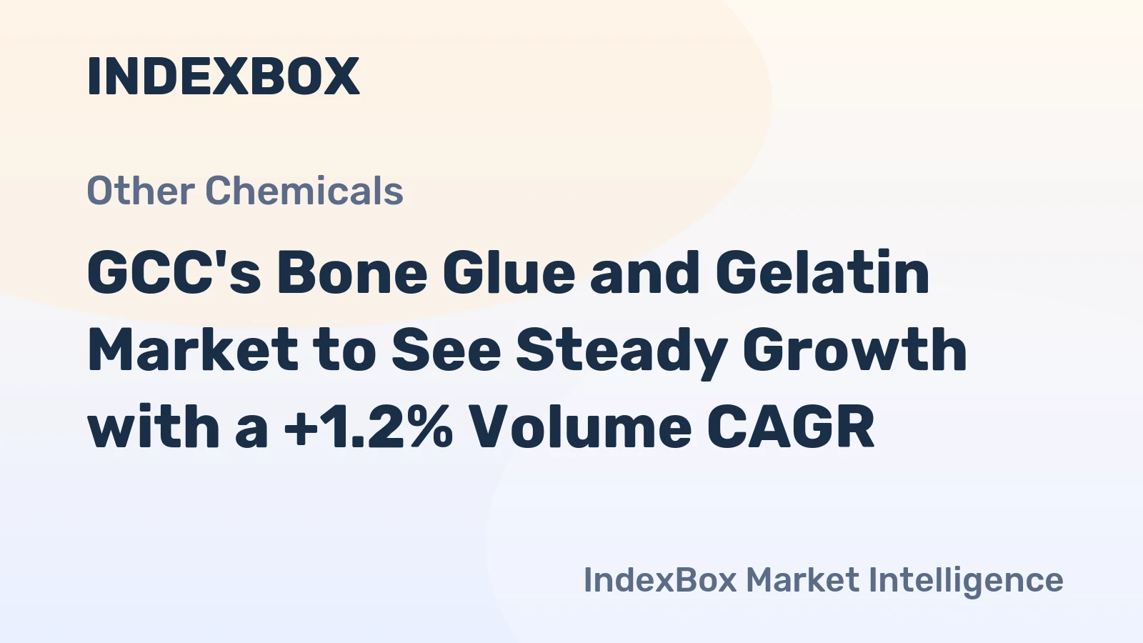 GCC's Bone Glue and Gelatin Market to See Steady Growth with a +1.2% Volume CAGR
