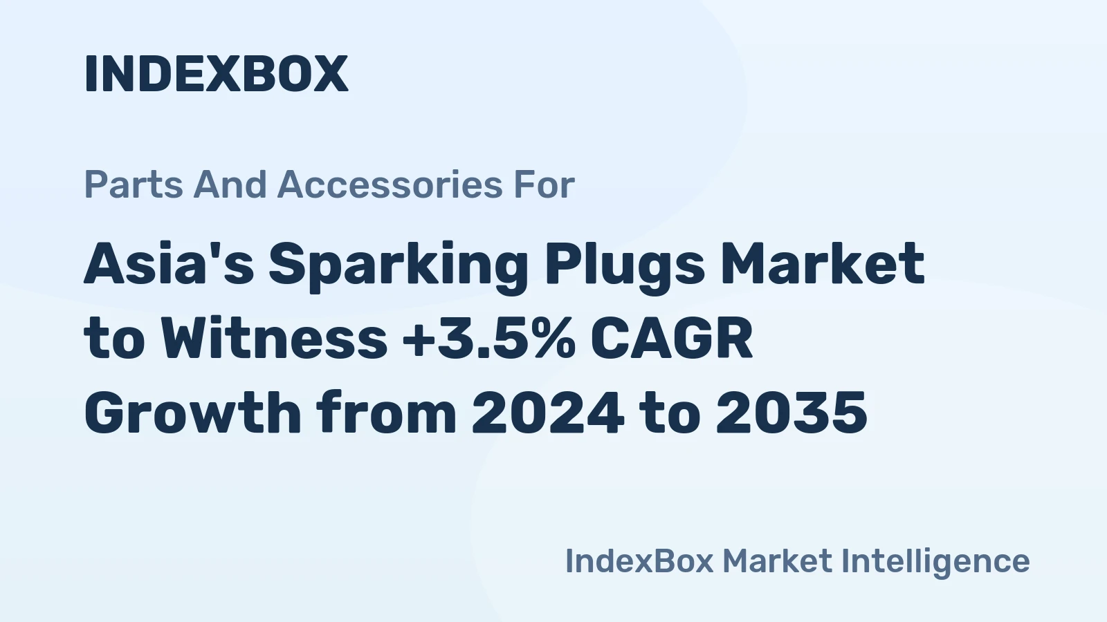 Asia's Sparking Plugs Market to Witness +3.5% CAGR Growth from 2024 to 2035