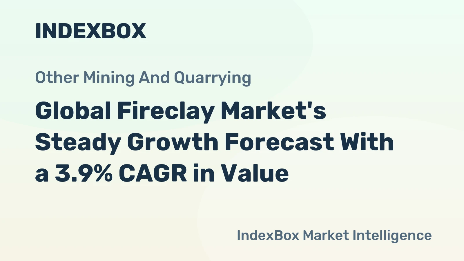 Global Fireclay Market's Steady Growth Forecast With a 3.9% CAGR in Value