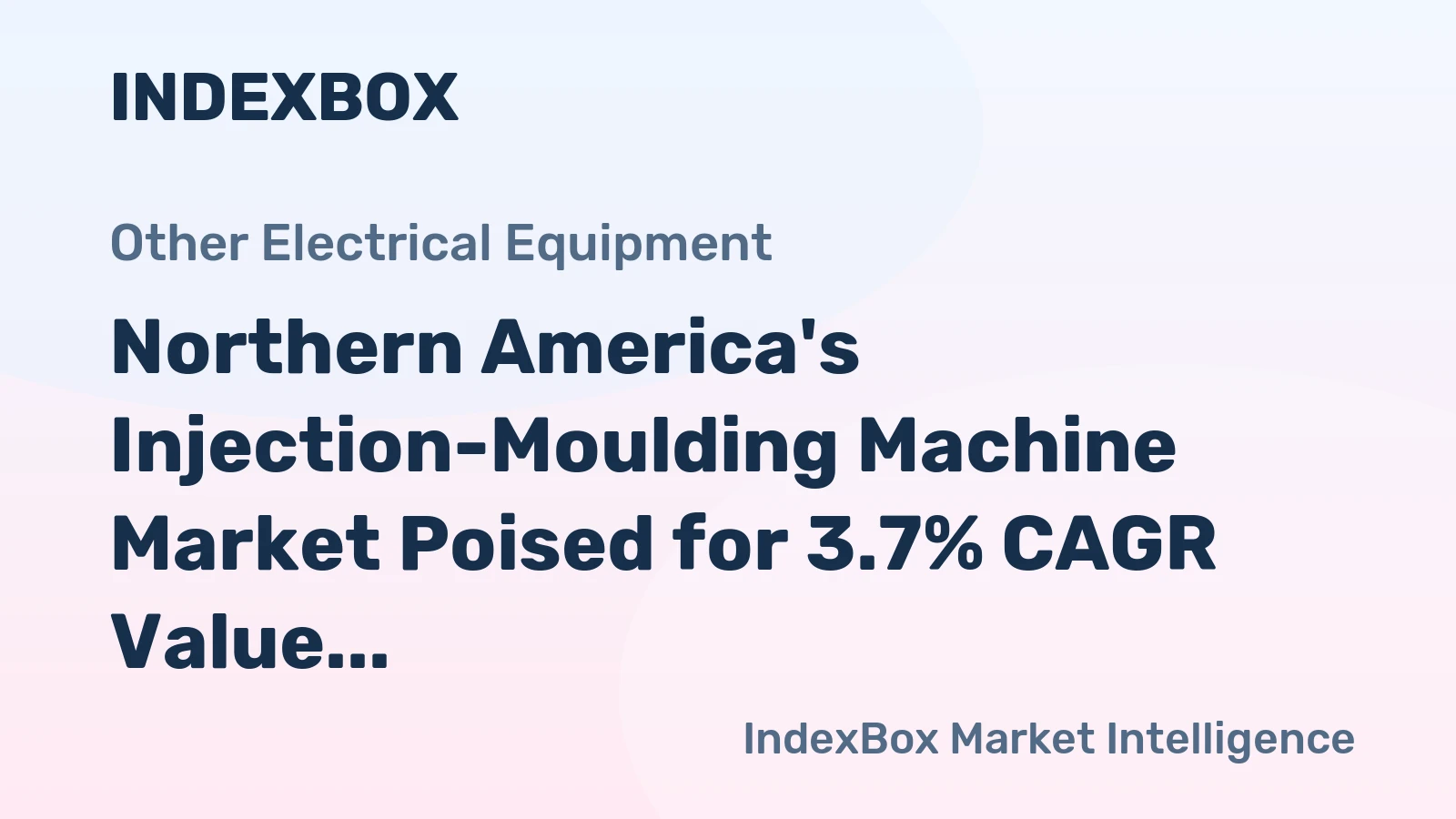Northern America's Injection-Moulding Machine Market Poised for 3.7% CAGR Value Growth Through 2035