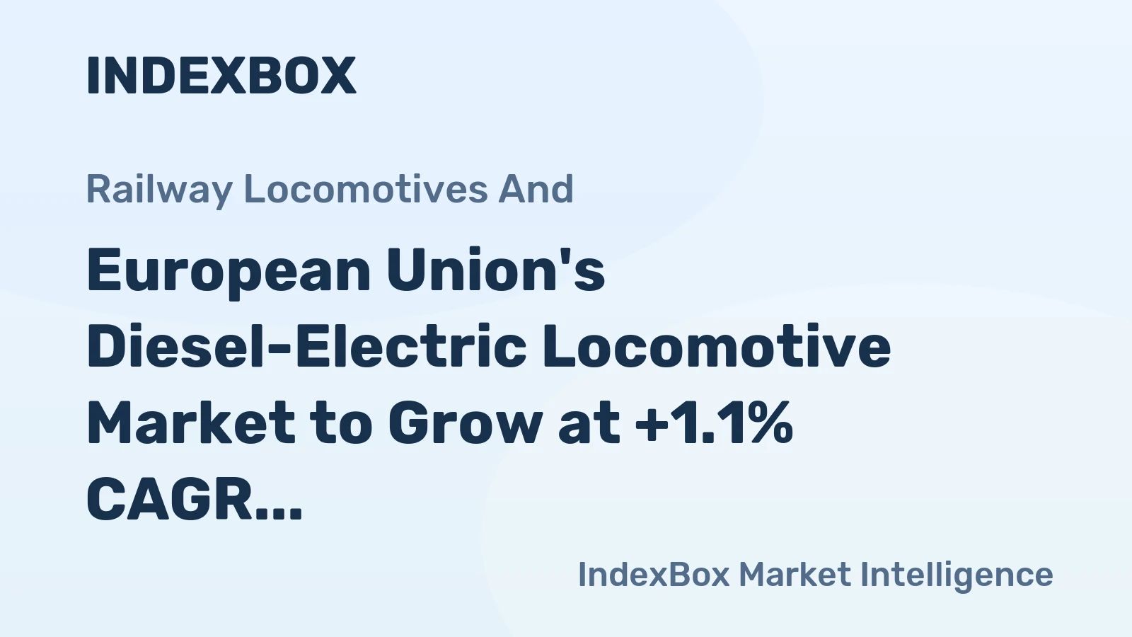 European Union's Diesel-Electric Locomotive Market to Grow at +1.1% CAGR, Reaching 220 Units by 2035