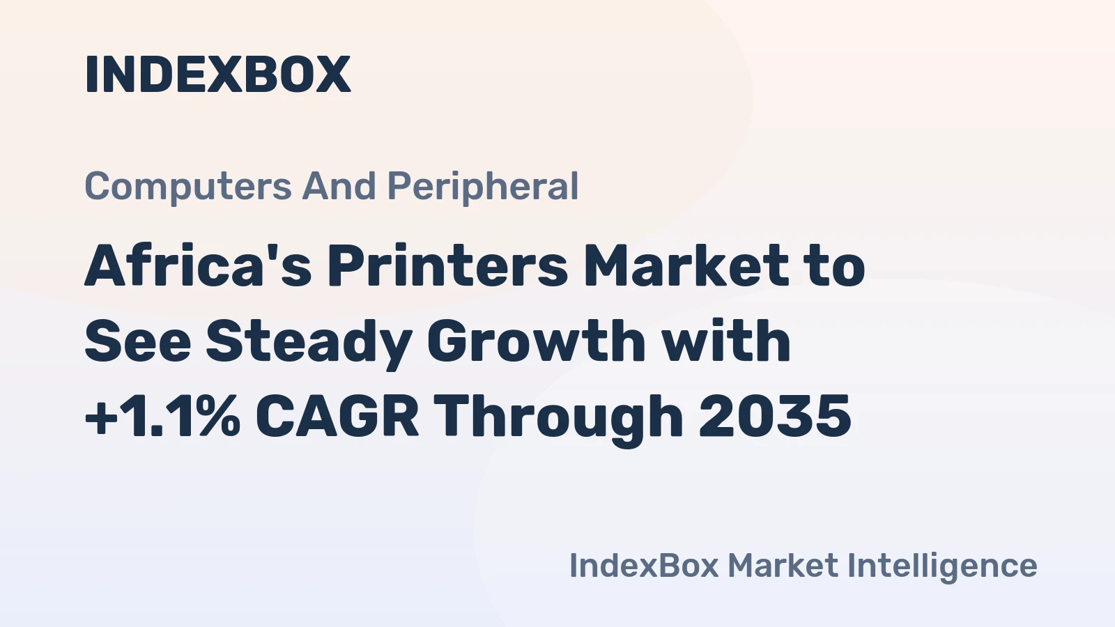 Africa's Printers Market to See Steady Growth with +1.1% CAGR Through 2035
