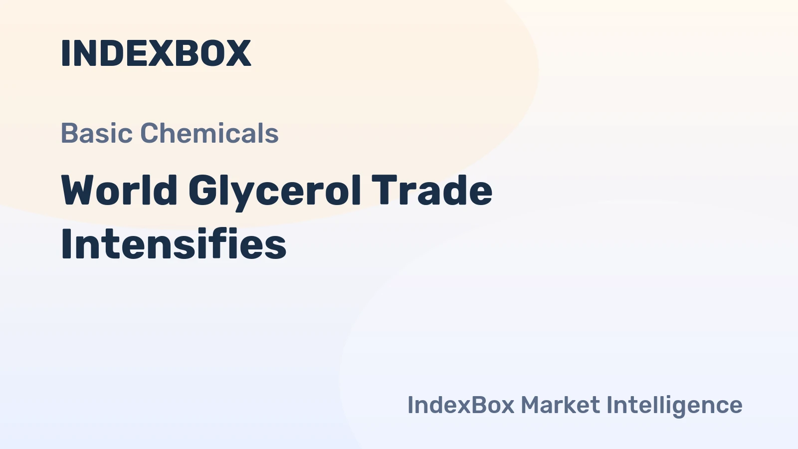 World Glycerol Trade Intensifies