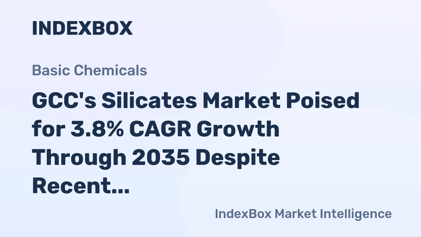 GCC's Silicates Market Poised for 3.8% CAGR Growth Through 2035 Despite Recent Setback