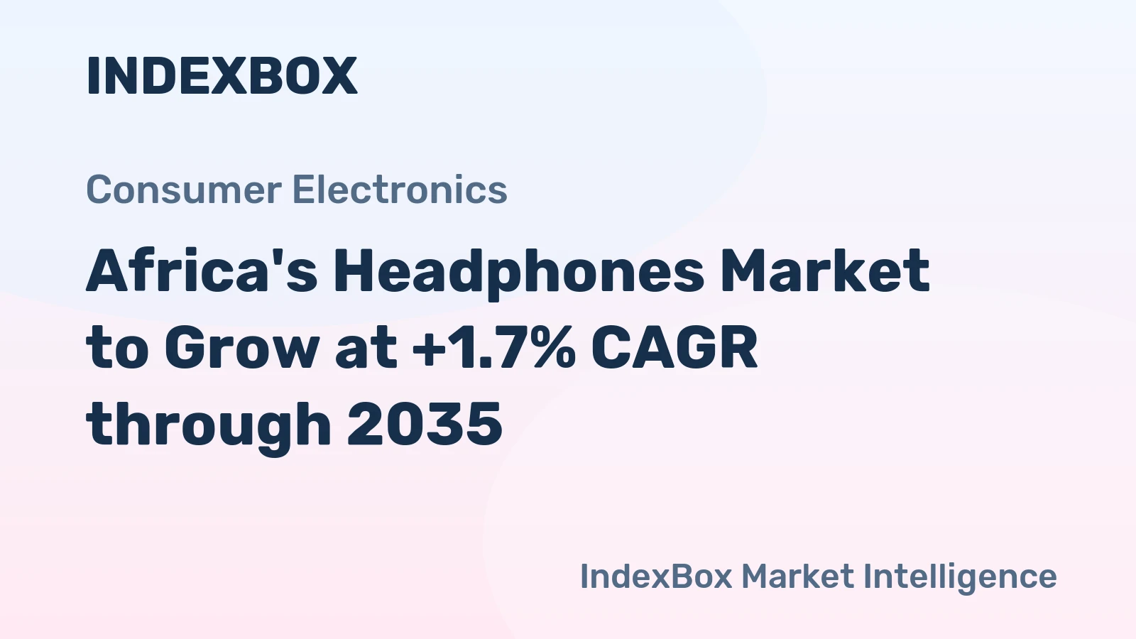 Africa's Headphones Market to Grow at +1.7% CAGR through 2035