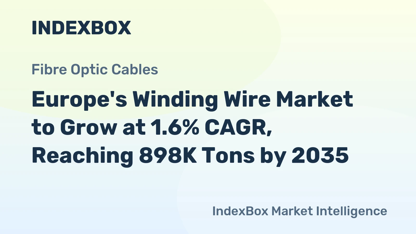 Europe's Winding Wire Market to Grow at 1.6% CAGR, Reaching 898K Tons by 2035