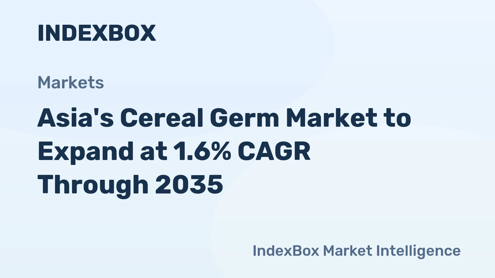 Asia's Cereal Germ Market to Expand at 1.6% CAGR Through 2035