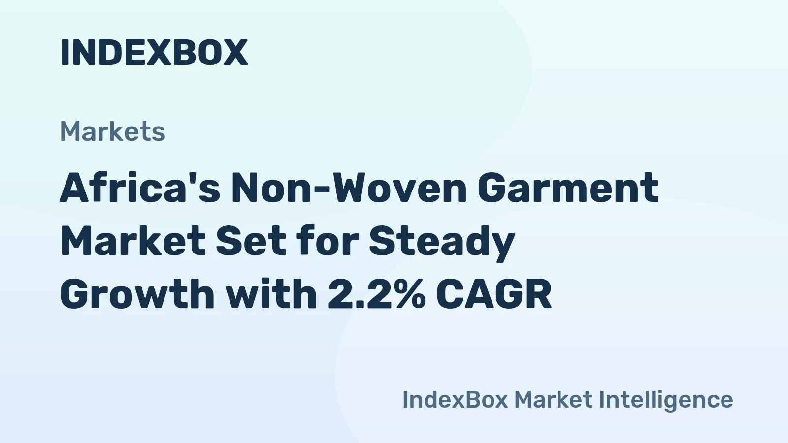 Africa's Non-Woven Garment Market Set for Steady Growth with 2.2% CAGR
