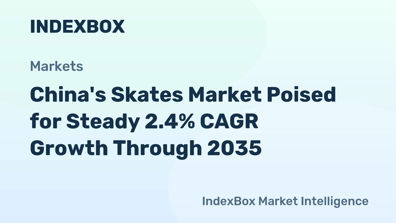 China's Skates Market Poised for Steady 2.4% CAGR Growth Through 2035