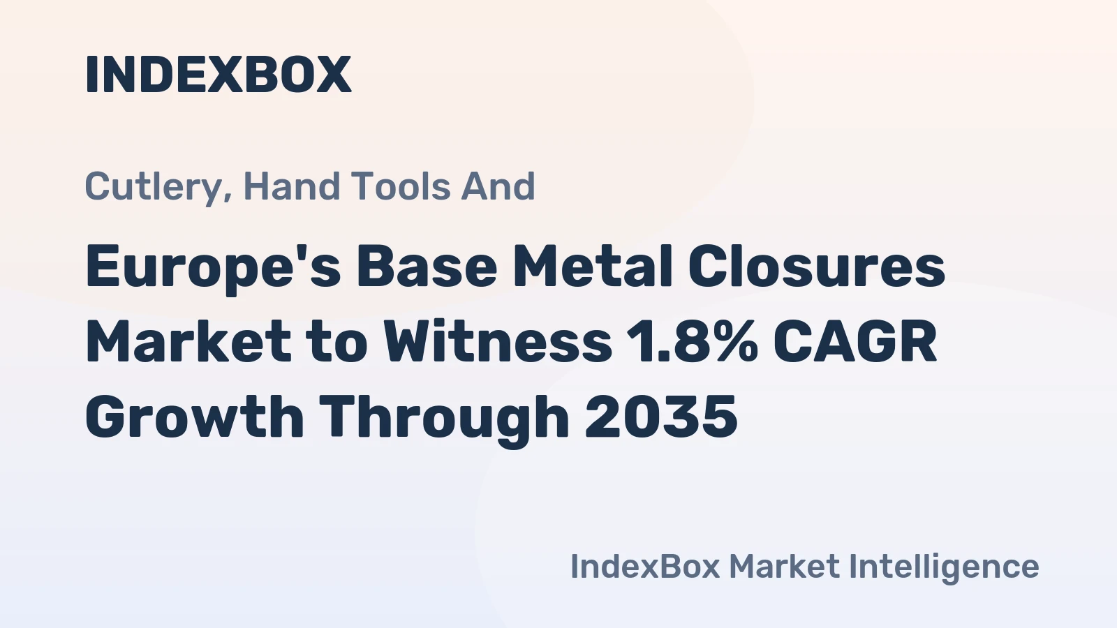 Europe's Base Metal Closures Market to Witness 1.8% CAGR Growth Through 2035