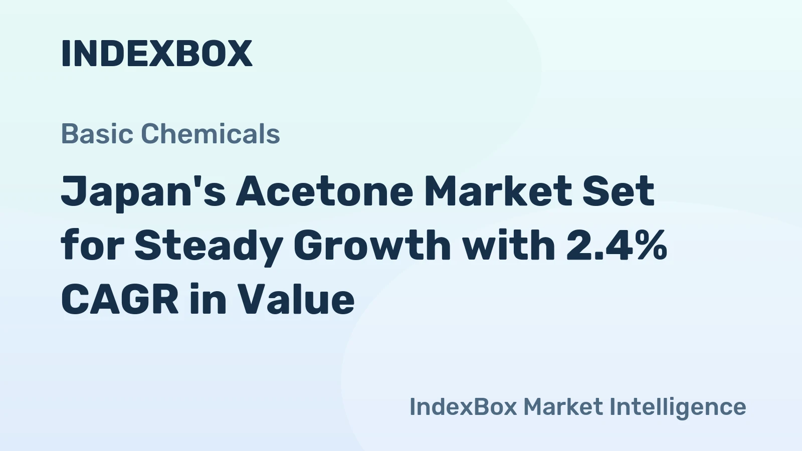 Japan's Acetone Market Set for Steady Growth with 2.4% CAGR in Value