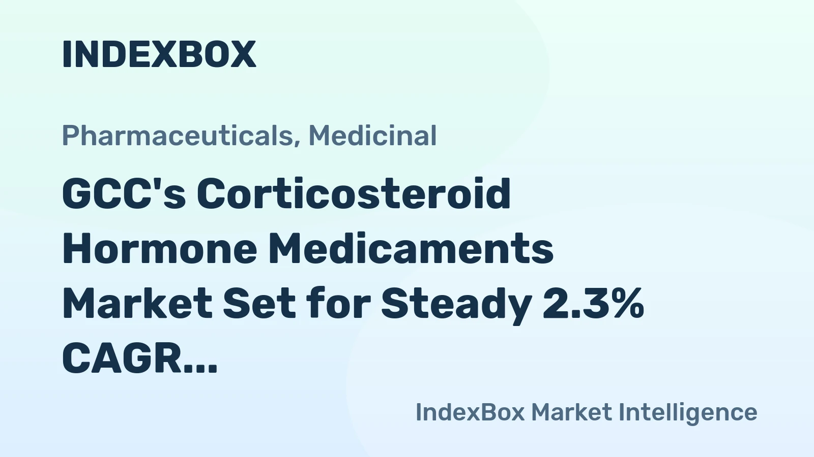 GCC's Corticosteroid Hormone Medicaments Market Set for Steady 2.3% CAGR Growth