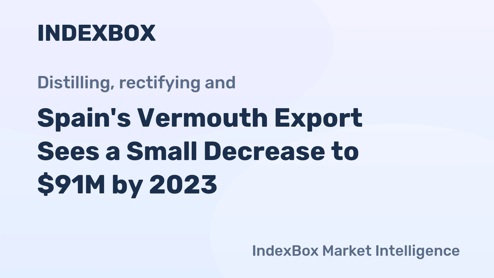 Spain's Vermouth Export Sees a Small Decrease to $91M by 2023