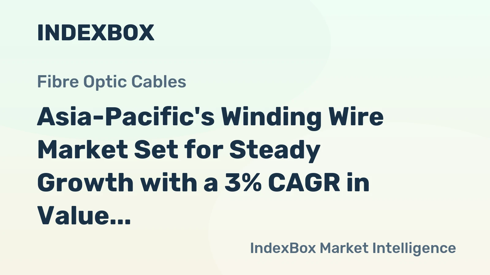 Asia-Pacific's Winding Wire Market Set for Steady Growth with a 3% CAGR in Value