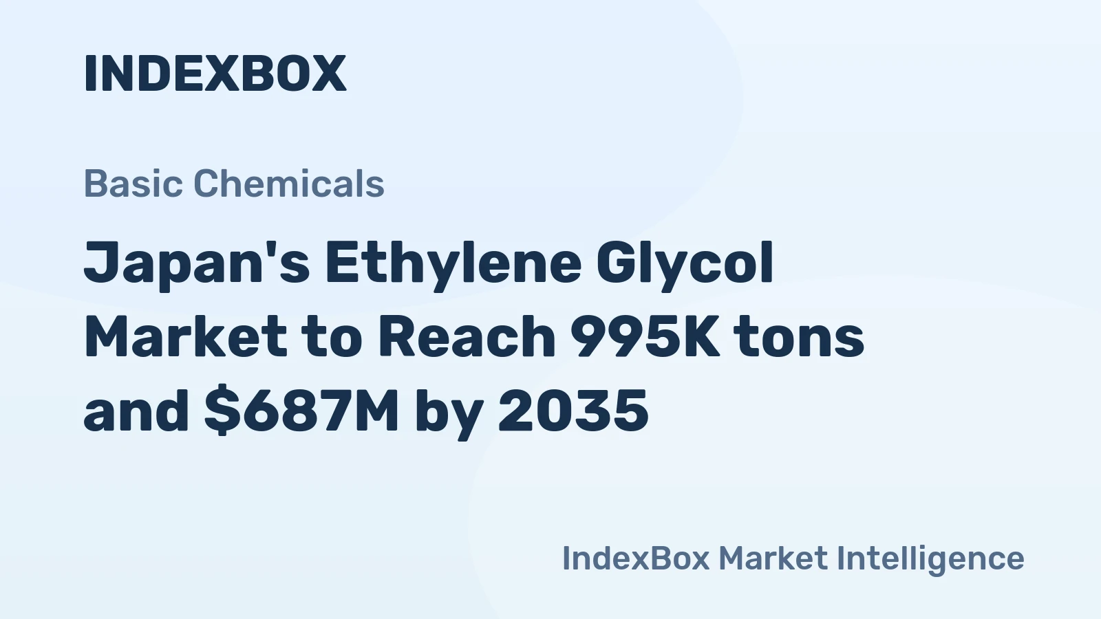 Japan's Ethylene Glycol Market to Reach 995K tons and $687M by 2035