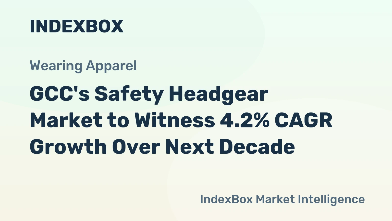 GCC's Safety Headgear Market to Witness 4.2% CAGR Growth Over Next Decade