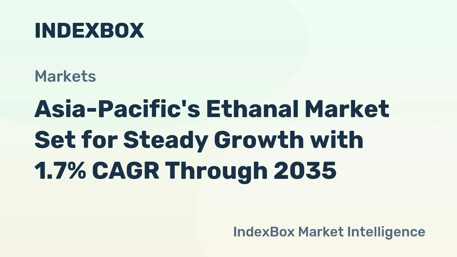 Asia-Pacific's Ethanal Market Set for Steady Growth with 1.7% CAGR Through 2035