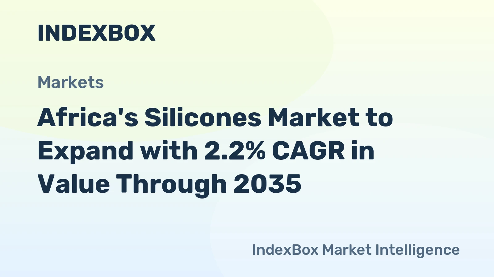 Africa's Silicones Market to Expand with 2.2% CAGR in Value Through 2035
