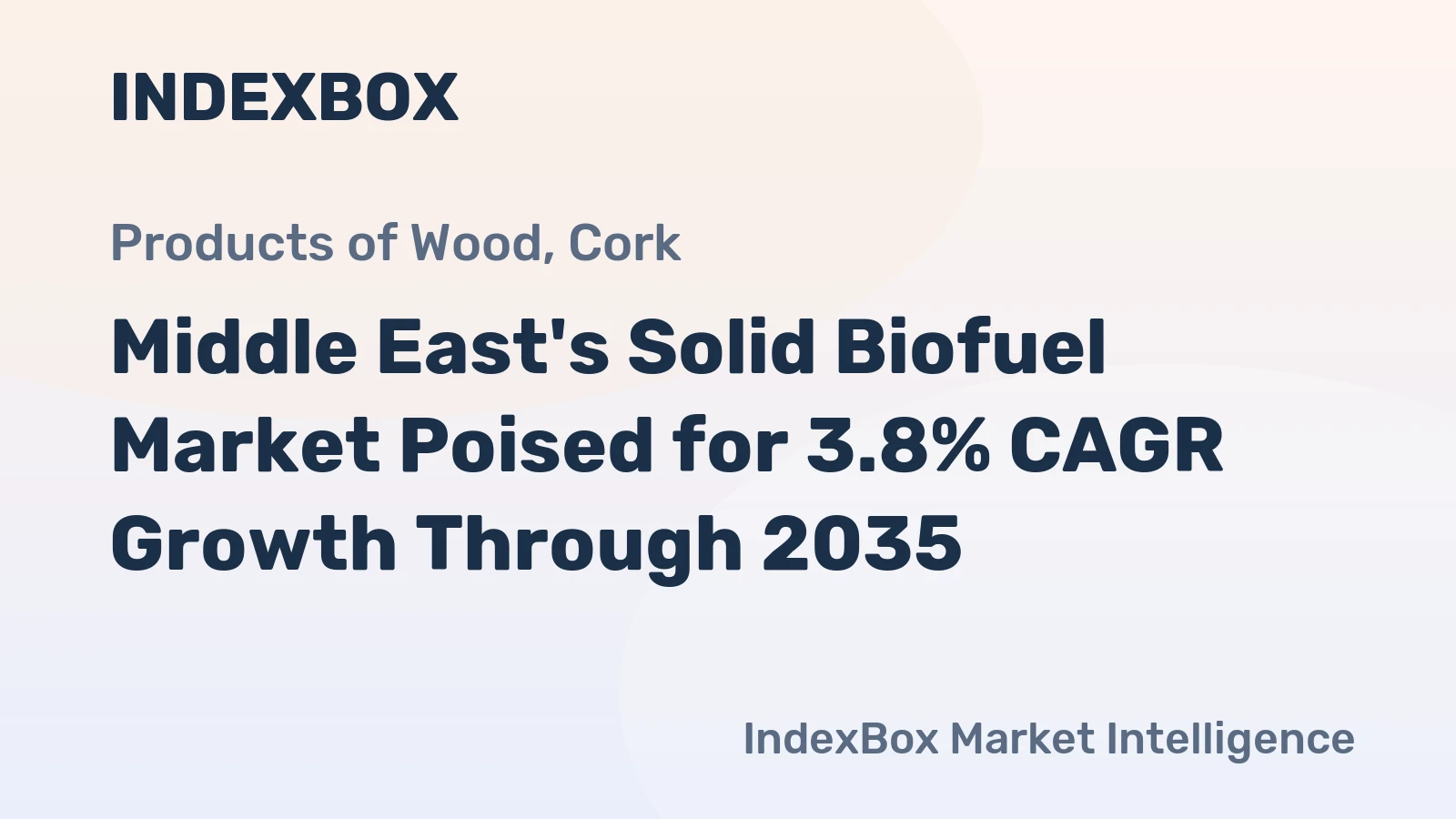 Middle East's Solid Biofuel Market Poised for 3.8% CAGR Growth Through 2035