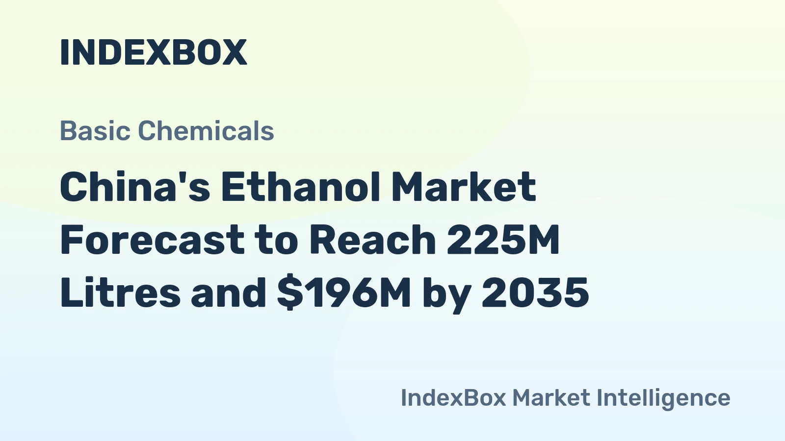 China's Ethanol Market Forecast to Reach 225M Litres and $196M by 2035